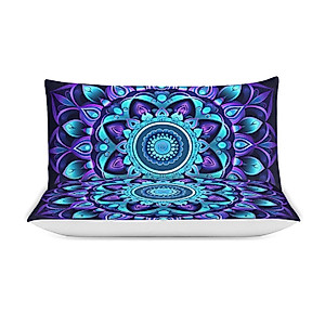 Hippie Duvet Cover Full Size - Super Soft Aesthetic Comforter Cover Set, 3PCS Breathable Microfiber Bedding Set with Zipper Closure