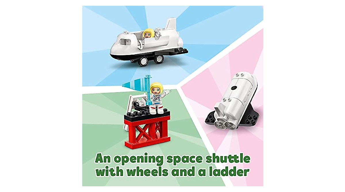 LEGO DUPLO Space Shuttle Toy for Toddlers 2-4 - Creative Play & Learning