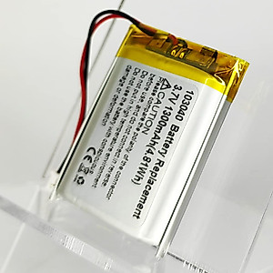 HXJNLDC DC 3.7V 1300mAh 103040 Rechargeable Lithium Polymer Replacement Battery for DIY 3.7-5V Electronic Product
