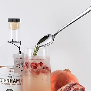 HISSF Iced Tea Spoons, Mixing Spoons,18/10 Stainless Steel Stirring Spoons, set of 6 Pieces-7.9 Inch