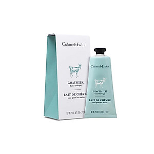 Crabtree & Evelyn Goat Milk Hand Therapy Cream, 3.5 oz - Moisturizer for Dry Skin