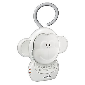 VTech BC8211 Myla The Monkey Baby Sleep Soother with a White Noise Sound Machine Featuring 5 Soft Ambient Sounds, 5 Calming Melodies & Soft-Glow Night Light, 1 Count (Pack of 1)