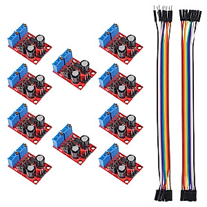 UMLIFE10PCS NE555 Duty Cycle and Frequency Adjustable Module Square Signal Wave Generator Rectangular Module with Breadboard Jumper Wires 20cm 10pin Male to Female Female to Female