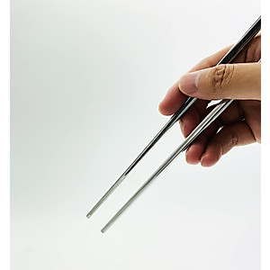 7 Pairs Multicolor Chopsticks Set, Reusable Stainless Steel Chopsticks, 304 Metal Japanese Chinese Style, Dishwasher Safe