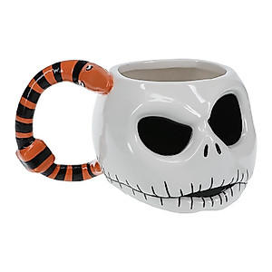 Paladone |Disney's Nightmare Before Christmas Jack Skellington Ceramic Coffee Mug | Officially Licensed Disney Merchandise | Collectors Item | Novelty Gifts | Drinkware