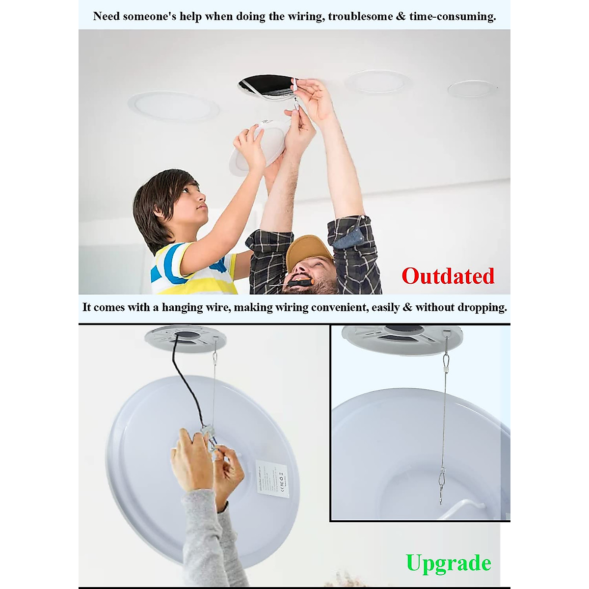 DOLED LED Ceiling Light Flush Mount: 3000LM Bright Closet Lighting Fixtures Ceiling Lamp Dimmable with Remote Control, 12'' Round Flat Ceiling Lights for Bedroom Living Room Kitchen Bathroom