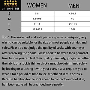 Ten Star Material Bamboo Low Quarter Thin Ankle Sock for Men and Women Anti Odor Natural Breathable Comfortable Socks 6 Pairs