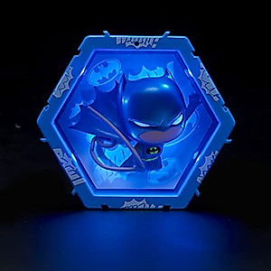 WOW! PODS DC Comics Light-Up Bobbling-Head Superhero Figure Collectible Toy (Metallic Batman), Multi-Color