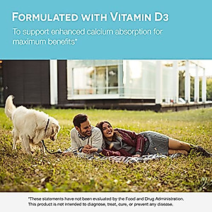 EZ Melts Dissolvable Calcium & Magnesium Supplement with Vitamin D3, Sugar-Free, 1-Month Supply