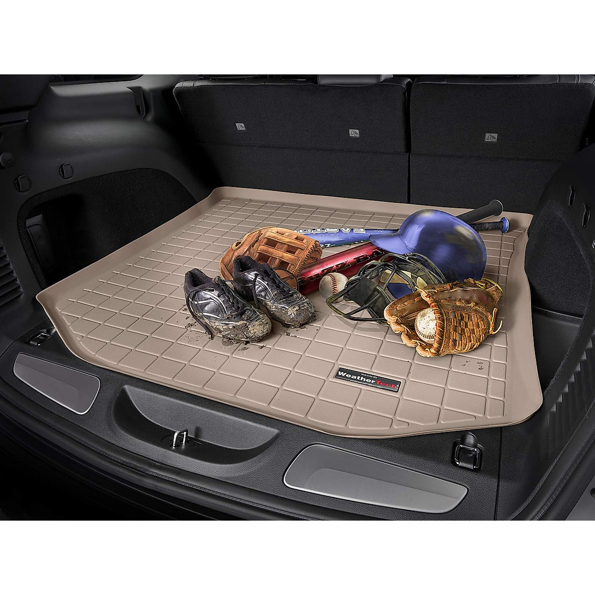WeatherTech Cargo Trunk Liner for VW Atlas Cross Sport - Behind 2nd Row (401290) Black