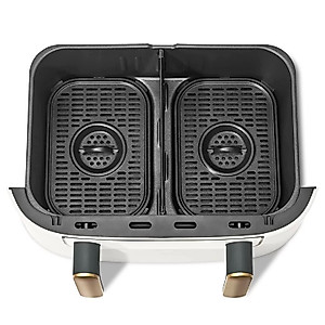 Beautiful 9QT TriZone Air Fryer, by Drew Barrymore (White Icing)