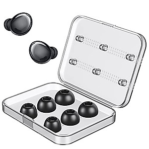 6 Pieces Link Dream Replacement Ear Tips for Galaxy Buds Pro Earphone Premium Memory Foam Earbuds Tips Updated Dustproof Durable Noise Reducing Eartips 3 Pairs (S/M/L)