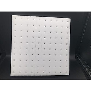 LAPOND 100Pcs Hydroponic Sponge Planting Gardening Tool Square Seedling Sponges for Small Bud Growth or Grow Seedlings