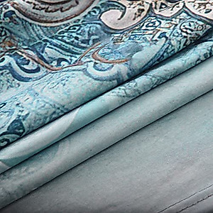 SMIDOW Trendy Summer Tops for Women 2023 Casual Loose Fit Short Sleeve v Neck Shirts Ethnic Style Graphic Tees Blouse