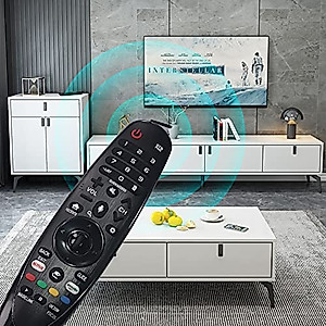 Rnnokate Replace Remote Control for LG TV AN-MR650A fit for LG Smart TV 43UJ654T 49UJ634V 49UJ7700 55SJ8000 55SJ800A 55SJ8500 55SJ850T 55UJ634V 55UJ6520-UD 55UJ6540-UB 55UJ7700 (2 AAA Batteries)