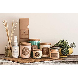 Eco Candle Co. Recycled Candle, Naked, 26 oz. - Unscented - 100% Soy Wax, No Lead, Kraft Paper Label & Lid, Hand Poured, Phthalate Free, Made from Midwest Grown Soybeans, All Natural Wicks