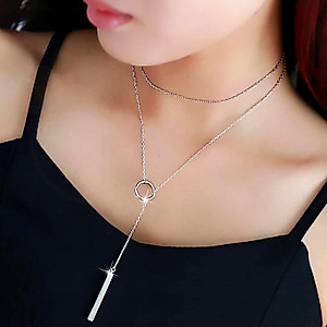 Perfect 4U Round Long Necklace 925 Sterling Silver Chain for Women Handcrafted Jewelry 16" - 30"
