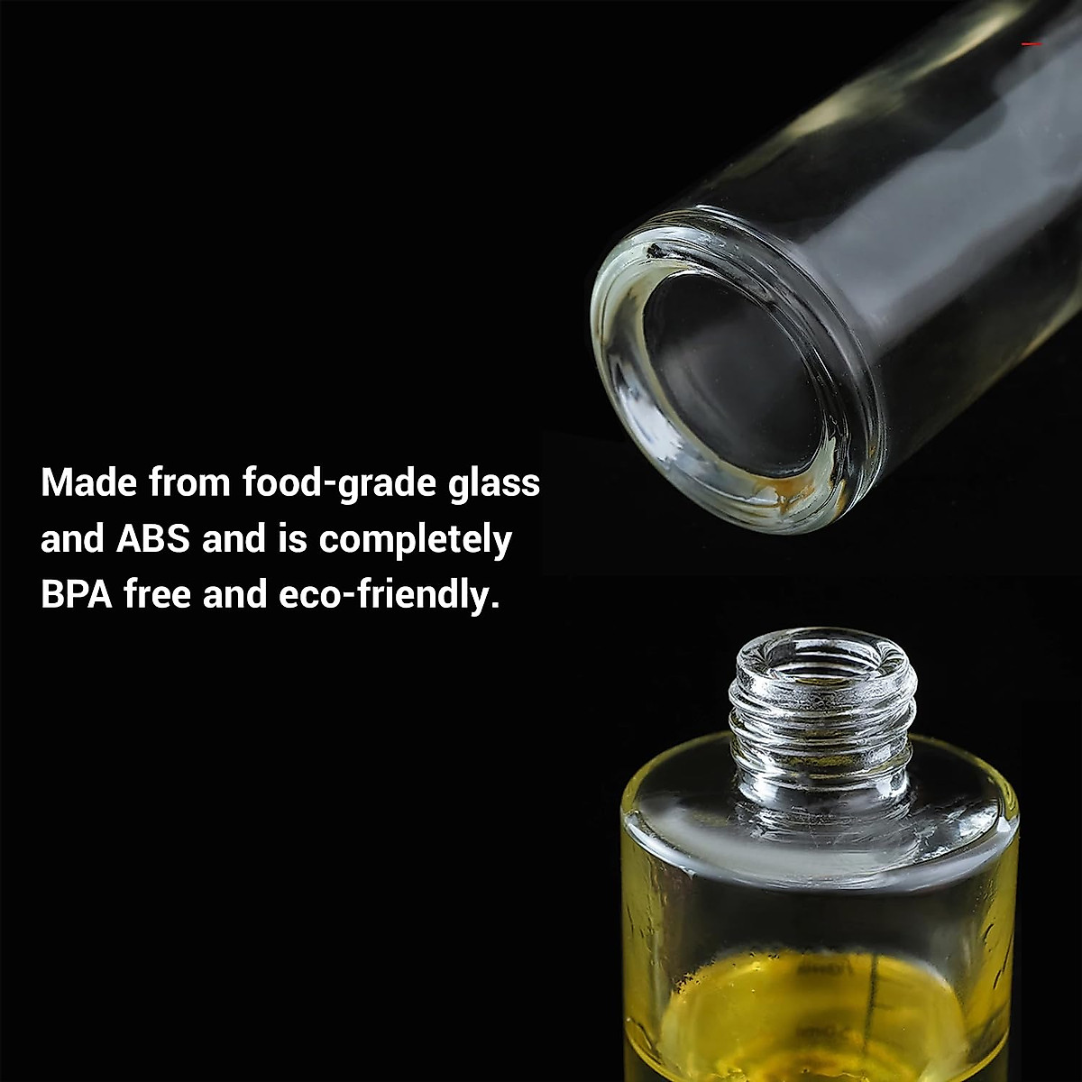 VIGOR PATH Sprayer for cooking - Olive Oil Sprayer Mister - 100ml Stainles Steel Olive Oil, Vinegar, Water and Other Liquids Sprayer - Perfect for Salad, Barbecue, Kitchen Baking and Roasting (2)