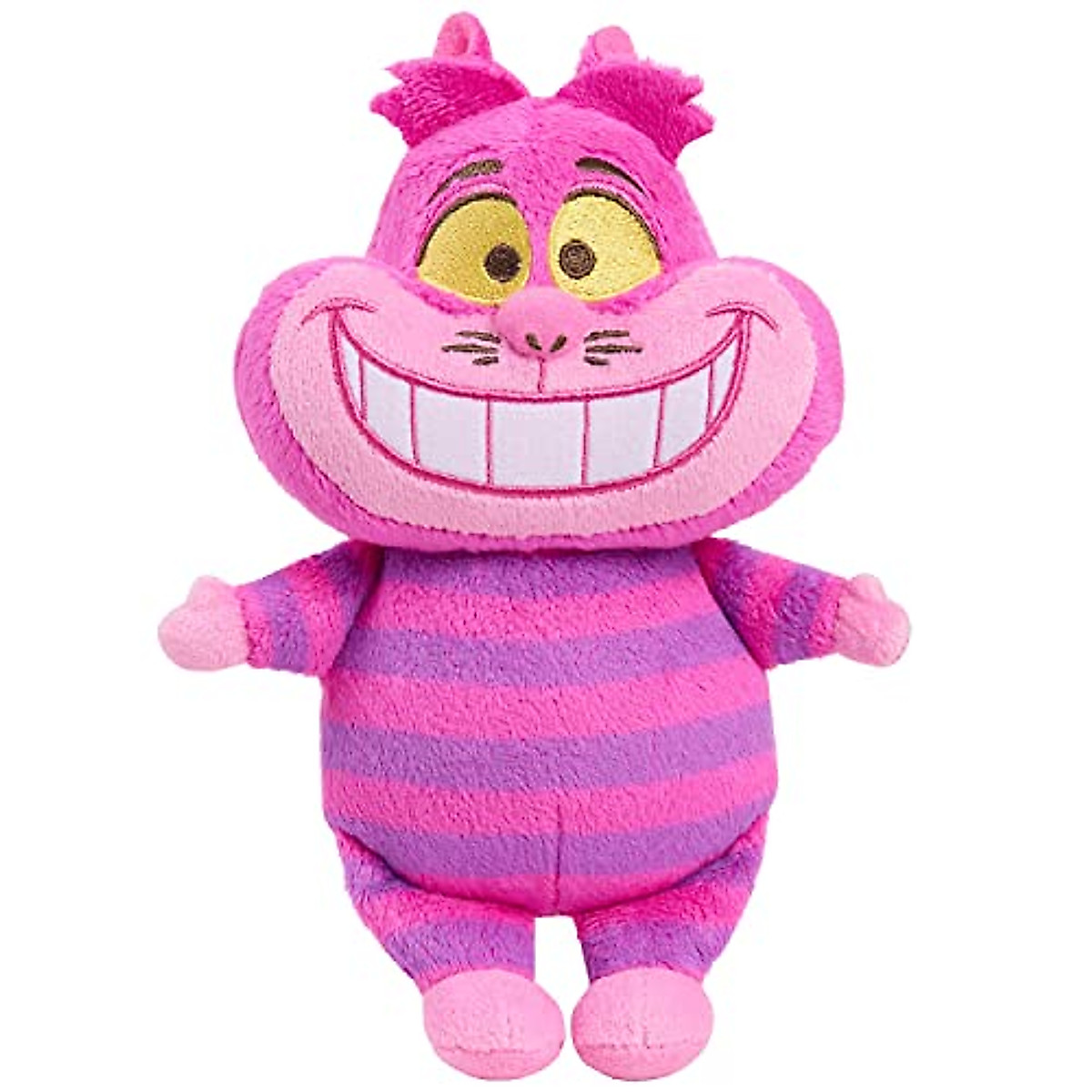 Disney Junior Alice’s Wonderland Bakery 8-inch Small Plush Cheshire Cat, Stuffed Animal, Pink, Kids Toys for Ages 3 Up by Just Play