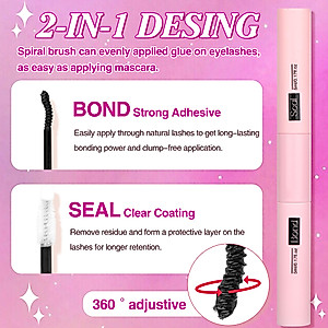 DIY Lash Clusters Eyelash Extension Kit 240 pcs 30D40D Individual Lashes with Lash Bond and Seal and Lash Applicator Tweezers D Curl 8-16mm Mixed Length Lashes by EYDEVRO