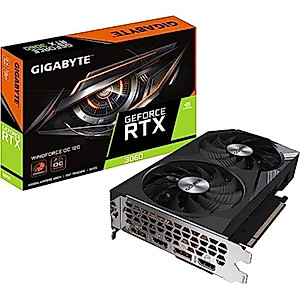 GIGABYTE Windforce OC NVIDIA GeForce RTX 3060 12GB GDDR6 Graphics Card