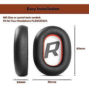 DowiTech Supreme Comfort Headset Ear Cushions Replacement Ear Pads Headphone Earpads Compatible with Plantronics Voyager 8200 UC/Backbeat Pro2 Stereo Bluetooth Headphones
