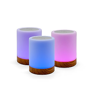 LuvLink Friendship Lamp v2.0 - Extended WiFi Range - Simple Bluetooth Setup (Set of Three)