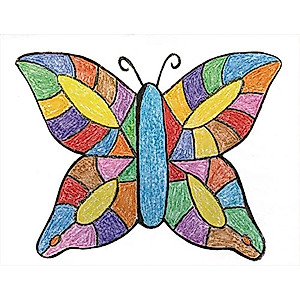 Colorations® Large Crayon Classpack, School Supplies, 16 Colors, 25 of each, Set of 400, Large size easier to hold & draw, Crayons glide easily, Non Toxic Crayons, Kids Crayons, School Supplies