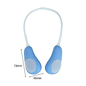 areclern Wireless Portable Speaker Neckband Hands-Free Call Bluetooth Speakers Outdoor Bluetooth Speakers with Subwoofer for Home Desktop Office Black