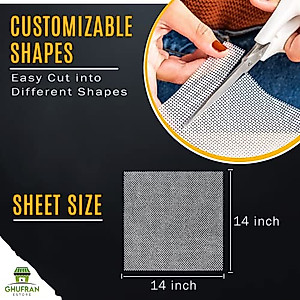 Ghufran Estore (10 Pack) Silicone Dehydrator Sheets - Food, Jerk, Fruit Non-stick Food Mesh Mats for & Freeze Dryer Square Reusable Steamer Mat (14 x 14 Inch), White, 14*14 in