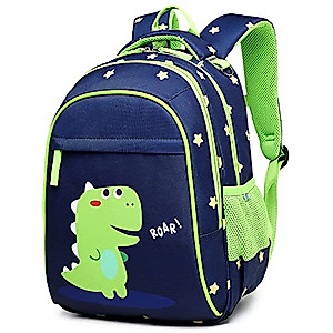 Kids Backpacks Kindergarten Elementary School Bag for Boys Girls Durable Children Travel Bookbag, Dinosaurs