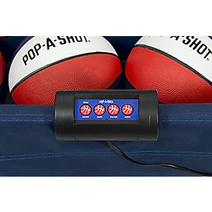 Pop-A-Shot - Home Single Shot | Arcade Basketball Fun at Home | Infrared Sensor Scoring | 6 Game Modes | 4 Balls | Foldable Storage | for All Players