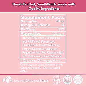 Mountain Meadow Herbs Maxi-Milk - 4 oz - All Natural Liquid Lactation Supplement to Increase Milk Supply for Breastfeeding Moms