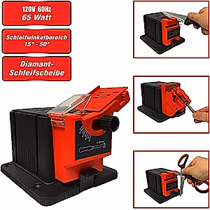 Universal Sharpening Station, Multifunctional Sharpener Professional Knife & Chisel & HSS Drill Electric Multitask Sharpening Machine