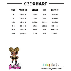 L.O.L. Surprise! Little Girls 3 Pack Ruffle Graphic T-Shirt 5