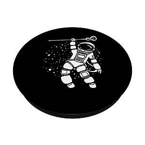 Lacrosse Player For Kids Cool Space Astronaut PopSockets PopGrip: Swappable Grip for Phones & Tablets