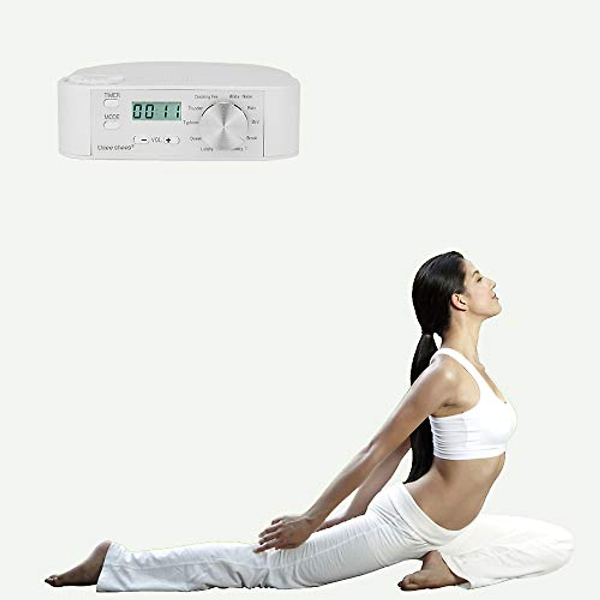 Three Sheep Natural Soothing Alarm Clock White Noise Maker Adults Baby Travel Sound Machine Portable for Sleep with Timer Dual Power Supply USB Charged Or AAA Battery