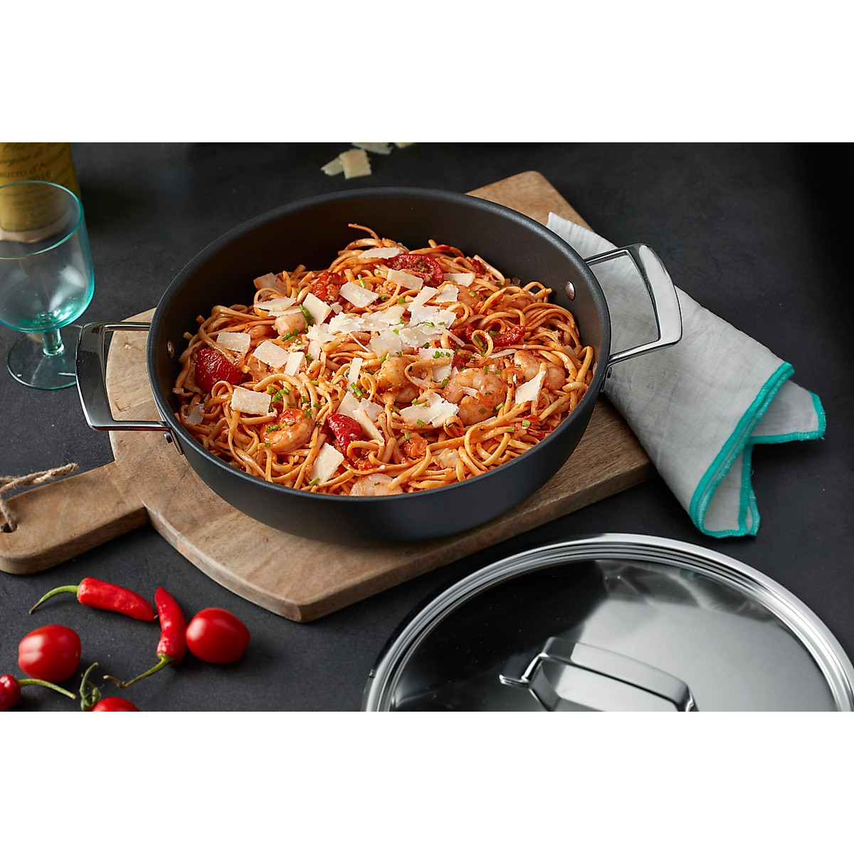 Demeyere AluPro 2.1-qt Aluminum Nonstick Saute Pan