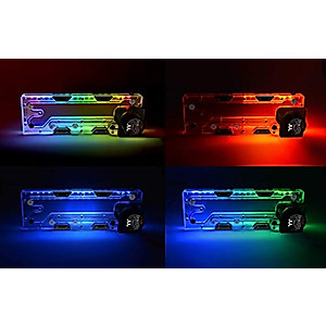 Thermaltake Pacific DP100-D5 Plus 360mm 200ml 16.8 Million Color RGB Alexa/Razer Chroma/5V Motherboard Syncable 6-Port G 1/4" Thread 5-Speed Adjustable D5 Pump Distro Plate Combo CL-W263-PL00SW-A