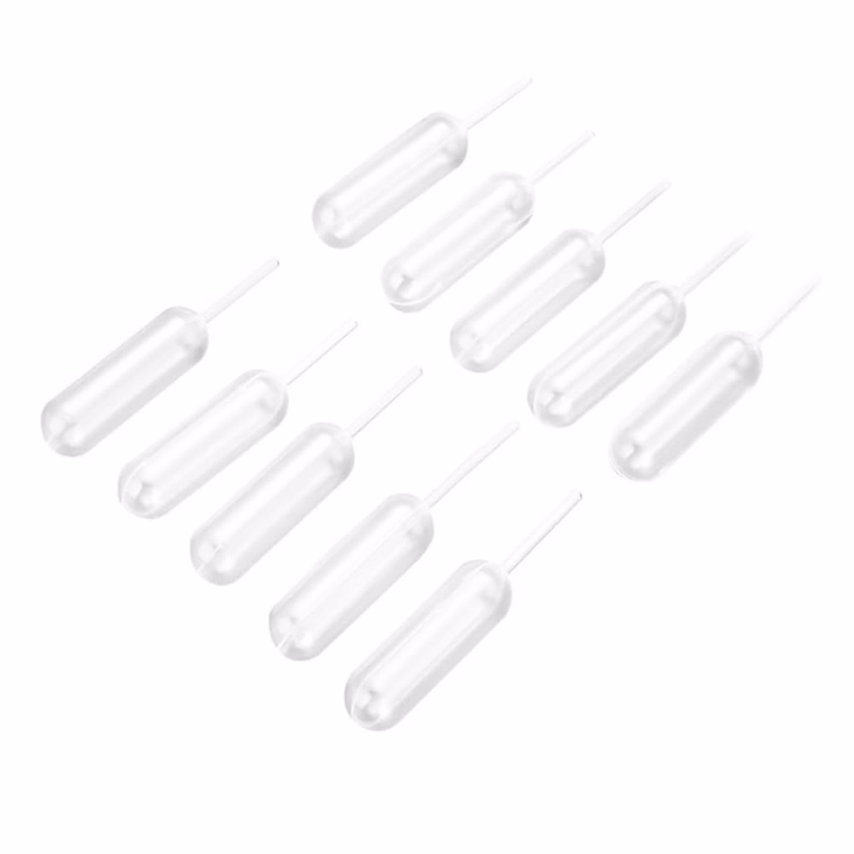 UUYYEO 100 Pcs 4ml Mini Plastic Pipettes Small Sauce Squeeze Droppers Cupcake Shots Liquid Infusers Injectors Dropping Pipettes Eye Dropper Pipettes