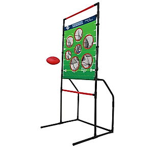 Sport Squad Endzone Challenge 2-in-1 Football and Flying Disc Toss - Backyard and Lawn Game for Indoor and Outdoor Use - Practice your Throwing Skills with this Football Target Carnival Game