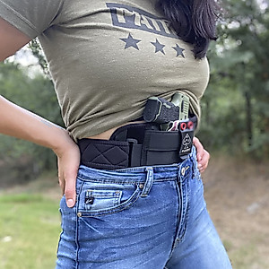 Clip & Carry STRAPT- TAC Belly Band Holster | Use with Any IWB Kydex Gun Holster for Concealed Carry, (kydex Holster not Included)
