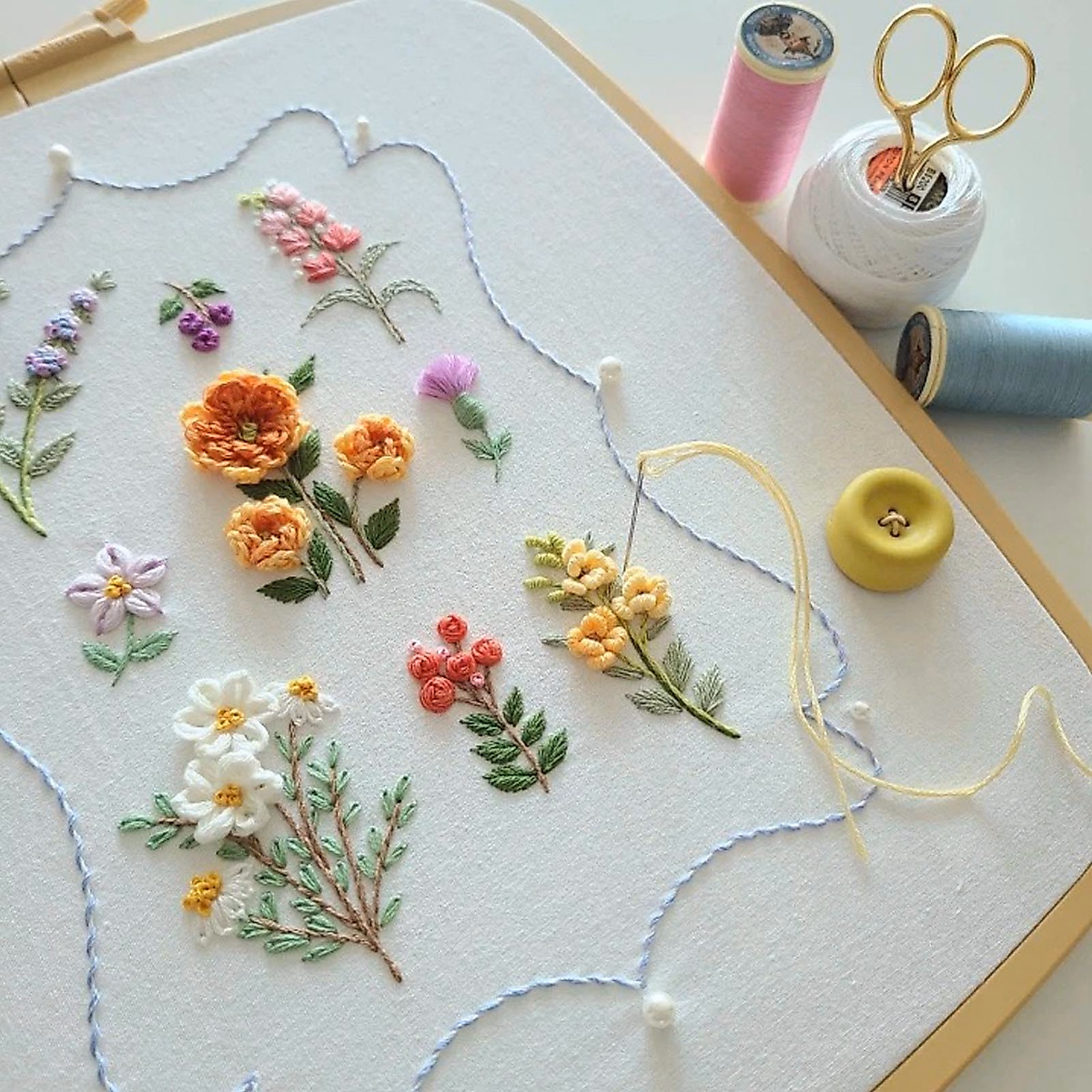 4pcs Nature Linen Needlework Fabric, Kurilai Solid Colour Embroidery Fabric, Square Linen Cloth Crafts Accessories for Making Garment Craft, Cross Stitch, Needle Embroidery, DIY Decoration (19x19inch)