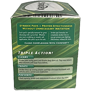 Stridex Daily Care Acne Pads with Aloe, Sensitive Skin, 90 ct