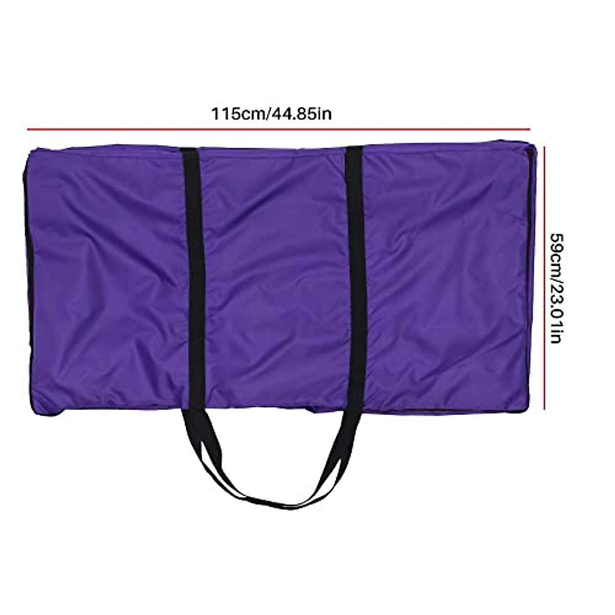 YUPVM Hay Bale Storage Bag, Extra Large Tote Hay Bale Carry Bag, Foldable Portable Horse and Livestock Hay Bale Bags with Zipper Waterproof, Purple