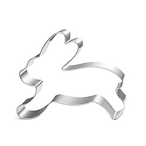 WJSYSHOP Running Rabbit Bunny Shape Cookie Cutter - B