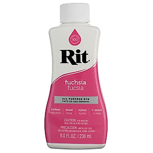 Rit Dye Liquid 8 Ounces Fuchsia 8-88120 (3-Pack)