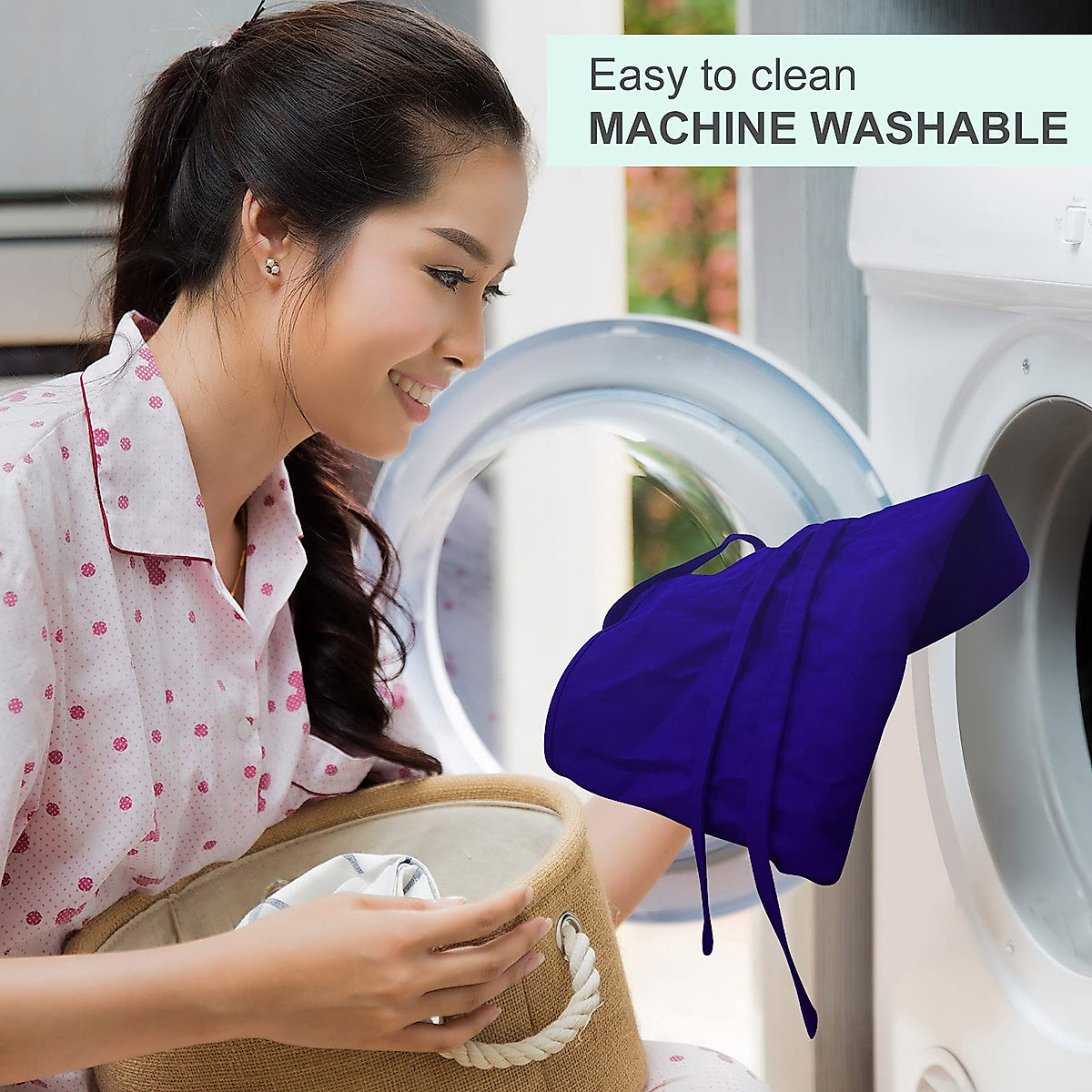 Party-rainday Customized 2 Pack Parent-Child Aprons, Matching Family Apron Set, Adjustable Father Son Mummy Daughter Cooking Apron, Rainbow Chef Bib Aprons with Pockets(Blue)