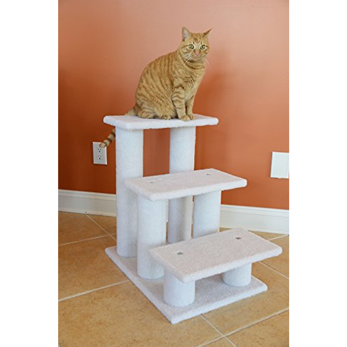 Armarkat Pet Steps, 3-steps, B3001, Ivory