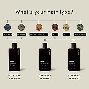 Hawthorne Dry Scalp Shampoo and Conditioner Set | Includes Dry Scalp Shampoo and Medium Weight Conditioner | Bundle Set of 2 Products